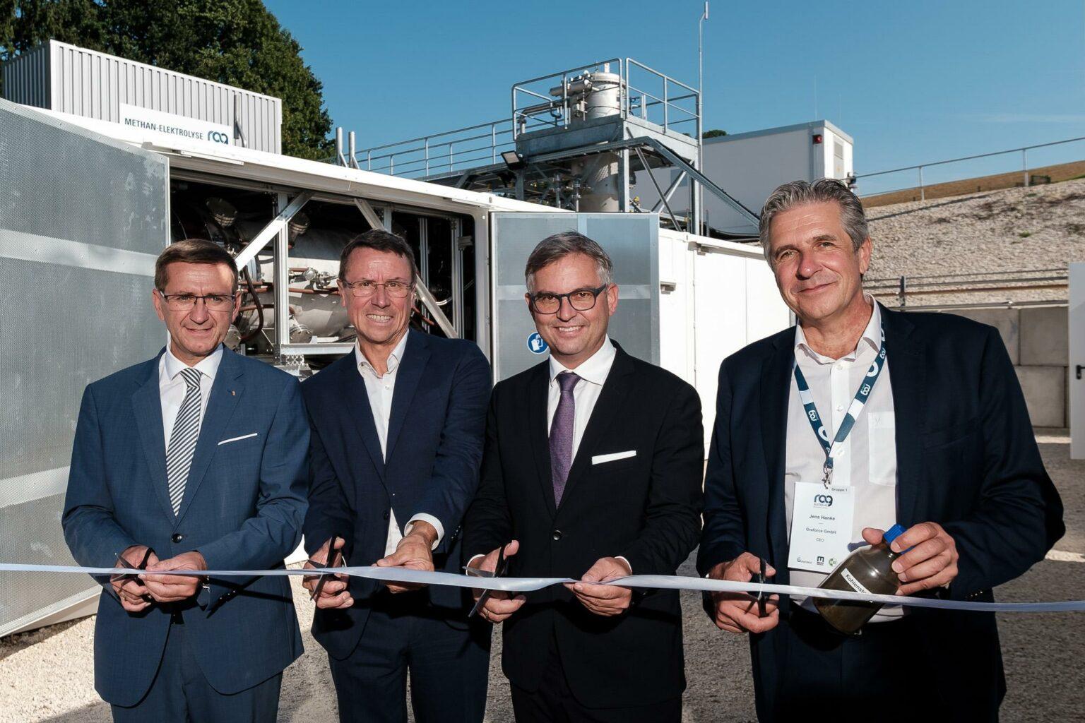 "Climate technology methane electrolysis" in test operation